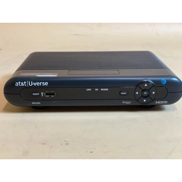 AT&T U-VERSE ARRIS VIP 2262 V2 Wireless Receiver Unit Only JEC1 $14.95 ...