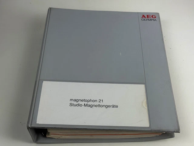 ORIGINAL AEG TELEFUNKEN M21 Service Manual Guide £176.98 - PicClick UK