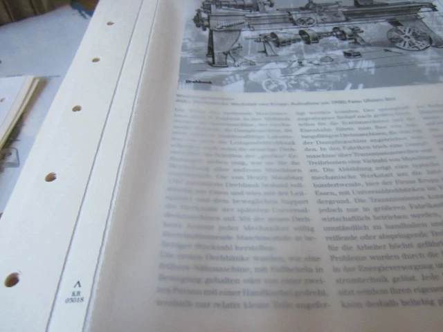 KAISERREICH ARCHIV N3 3018 Werkzeugmaschinen Drehbänke von Krupp EUR 6 ...