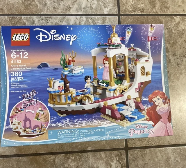 LEGO DISNEY'S THE Little Mermaid Ariel's Royal Celebration Boat 41153 ...