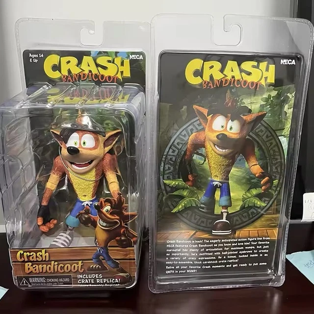 CRASH BANDICOOT ACTION Figure Sane Trilogy Model Toys Gift Bookshelf ...