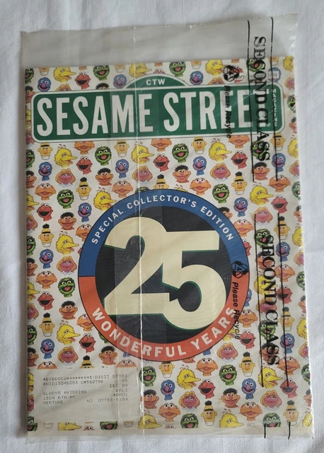SESAME STREET MAGAZINE Collector's Edition 25 Years Jan/Feb 1994 Mint ...