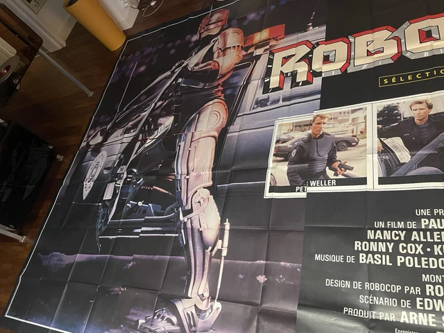 ROBOCOP PAUL VERHOEVEN 1987 Affiche Poster 4x3 M Giant billboard EUR 1. ...