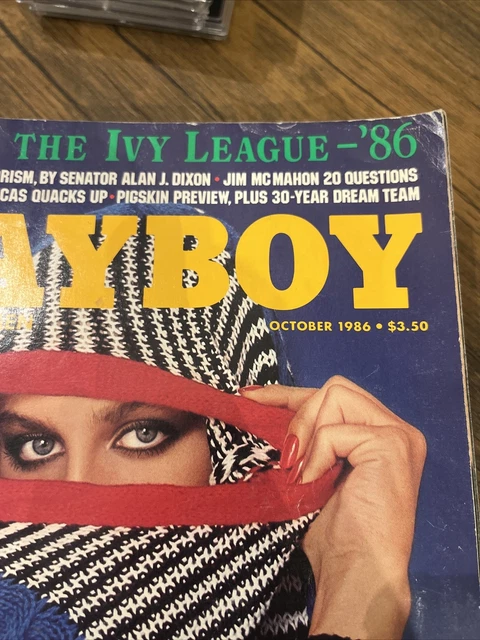 PLAYBOY MAGAZINE OCTOBER 1986 Sharon Kaye Katherine Hushaw George Lucas Vintage £9.99 - PicClick UK