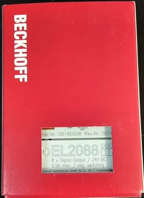 NEW BECKHOFF EL2088 EtherCAT Terminal 8-channel Digital Output PLC ...