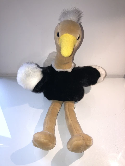 OSTRICH PUPPET IKEA Lurvig OSTRICH Hand Puppet Plush Stuffed Toy Animal ...
