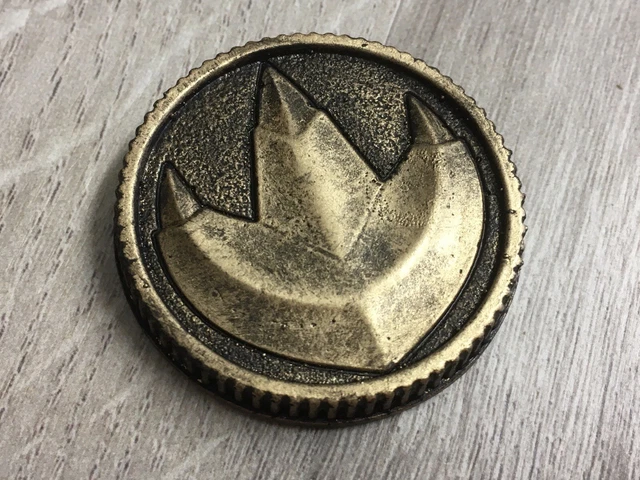 POWER RANGER RESIN Legacy Morpher Coin Green Ranger Dragonzord £10.00 ...