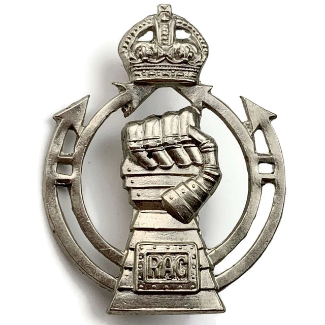 ORIGINAL WW2 ROYAL Armoured Corps Collar Badge £11.99 - PicClick UK