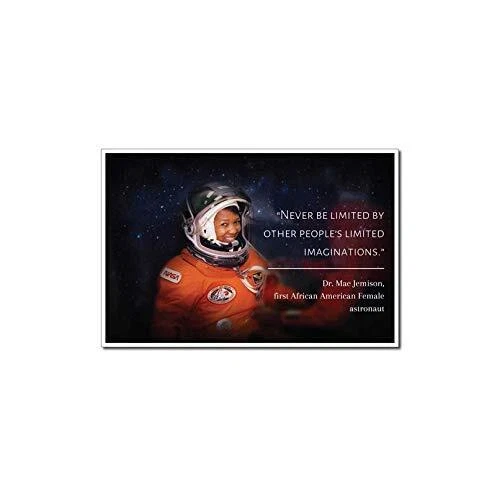 DR. MAE JEMISON, First African American Female astronaut Poster Quote ...