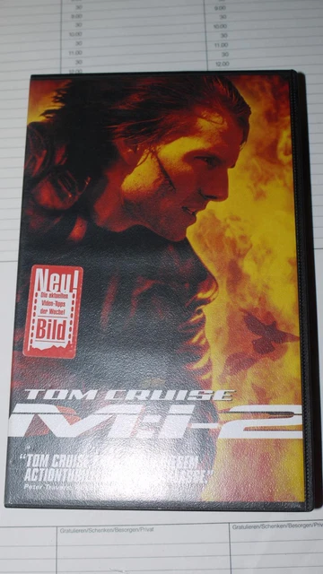MI2 MISSION IMPOSSIBLE Teil 2 Tom Cruise VHS VIDEO Kassette EUR 1,00 ...