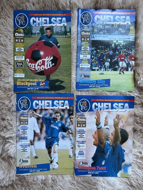 CHELSEA FC 1996 Programmes £3.29 - PicClick UK