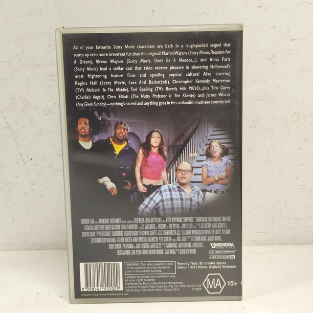 SCARY MOVIE 2 - Big Box Ex Rental - VHS Tape $20.50 - PicClick AU