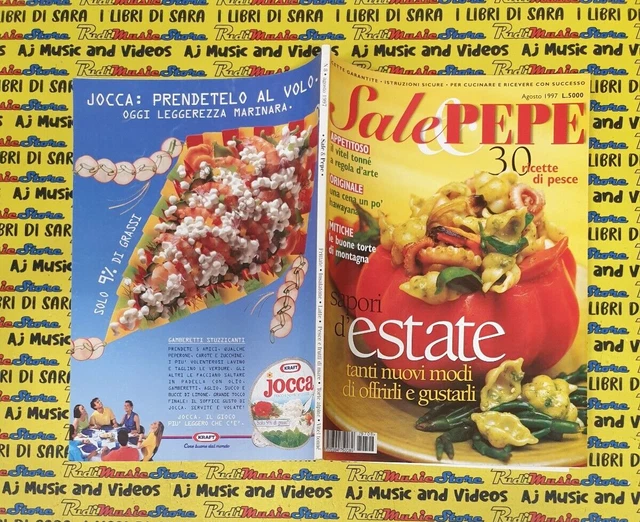 RIVISTA MAGAZINE SALE e PEPE n.8 agosto 1997 30 RICETTE DI PESCE (AM22 ...