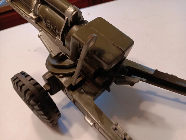 VINTAGE 1960S, LOUIS Marx Toys, Long Range Howitzer Cannon, Fires Caps ...