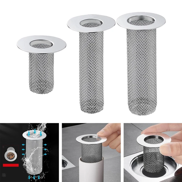 BATHROOM TOILET FLOOR Drain Filter Mesh Multifunctional Sink Tub Drain ...