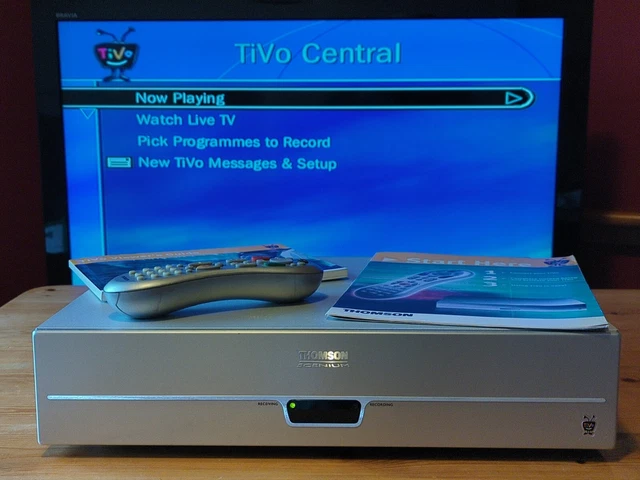 THOMSON TIVO MODEL PVR10UK, working, with remote, Tivo Viewers Guide £ ...
