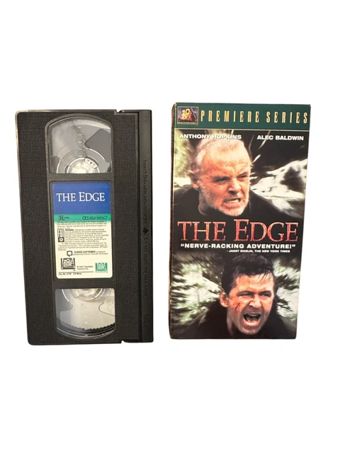 THE EDGE (VHS, 1998) Anthony Hopkins, Alec Baldwin £6.15 - PicClick UK
