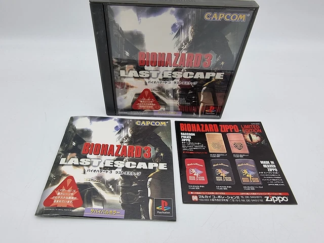 BIOHAZARD 3 LAST Escape PLAYSTATION PS1 Psx Japon Occasion EUR 47,80 ...