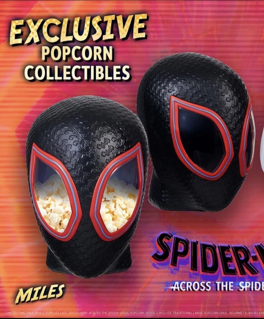 SPIDER-MAN: ACROSS THE Spider-Verse AMC Miles Morales Popcorn bucket £ ...