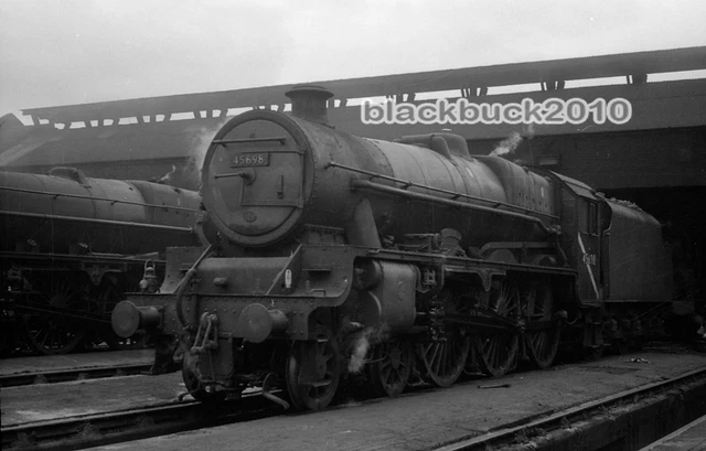 ORIGINAL RAILWAY NEGATIVE DUNDEE with B.R.(M) "Jubilee" No 45698 c1960 ...