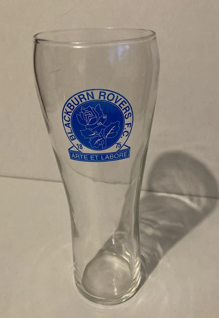 BLACKBURN ROVERS FC Pint Glass Arte Et Labore Vgc £14.99 - PicClick UK