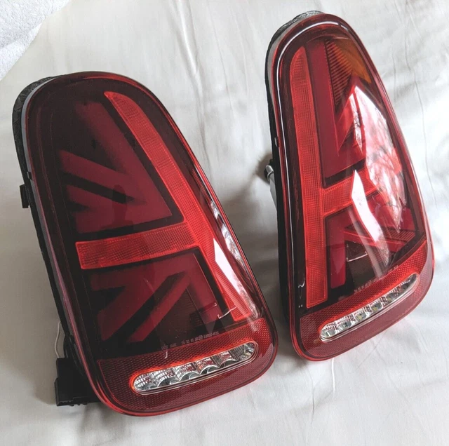 R50 MINI COOPER S JCW LED Union Jack Rear Tail Lights Red LCI 2005 ...