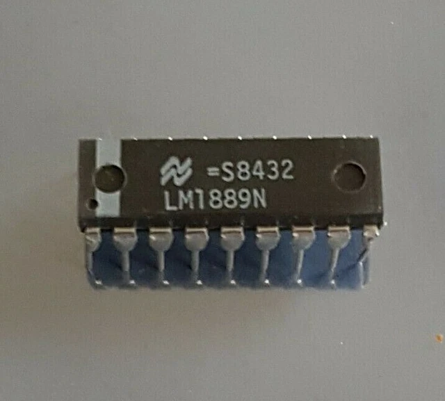 GENUINE - LM1889N - Nat Semi - Sinclair ZX Spectrum Video Modulator IC ...