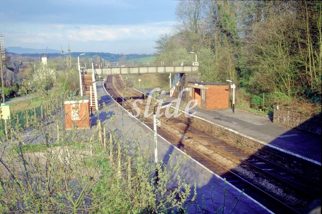 BRITISH RAILWAYS WENNINGTON Station Lancaster Skipton Orig Slide ...