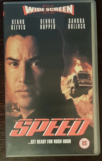 SPEED VHS - UK PAL - Jan De Bont - Keanu Reeves - Sandra Bullock ...