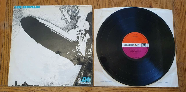 ULTRA RARE FIRST Pressing - Led Zeppelin 1 - Turquoise Lettering ...