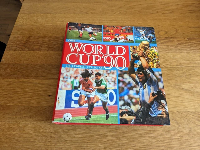 VINTAGE ORBIS WORLD Cup 1990 The Complete Collection Binder Set Album ...