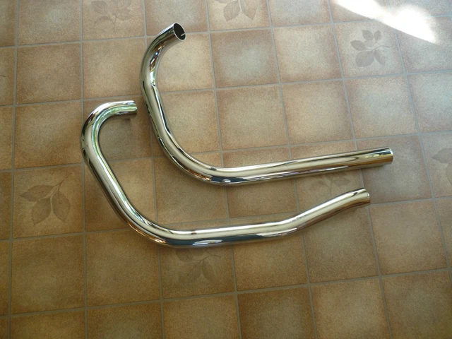 TRIUMPH PRE UNIT 500/650 Rigid Alternator Models Exhaust Pipes 70-1519/ ...