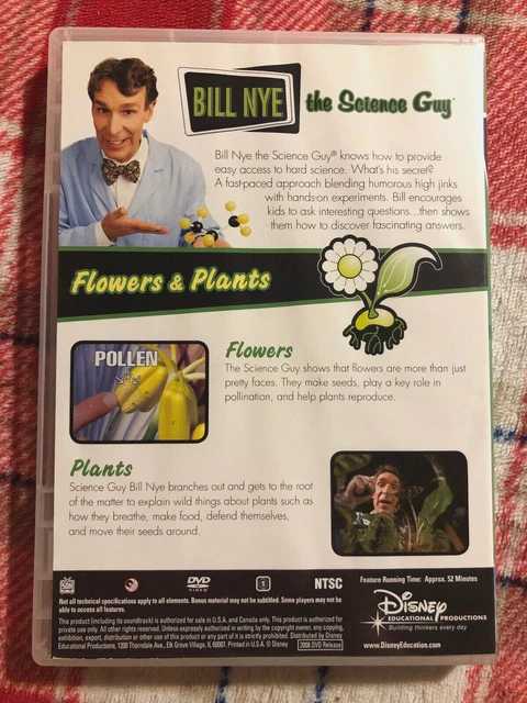 BILL NYE THE SCIENCE GUY: Flowers & Plants (Disney) | DVD, No Scratches ...