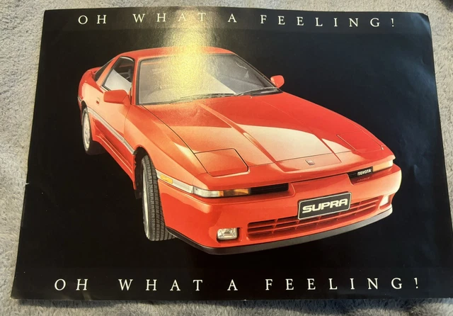 TOYOTA SUPRA TURBO COUPE Pamphlet Brochure Aussie $9.99 - PicClick AU