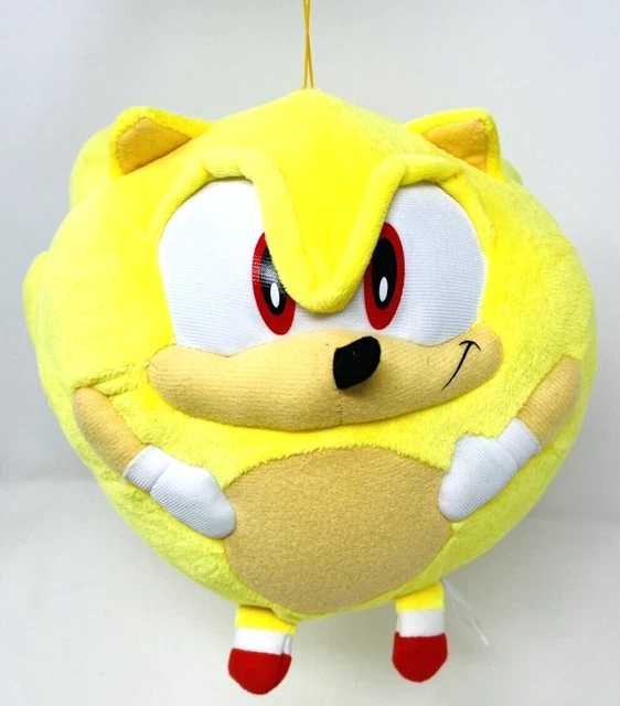 SONIC THE HEDGEHOG Yellow Super Sonic Ball Plush Toy Great Eastern ...
