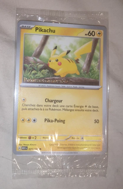 PIKACHU POKÉMON TCG Card - Poképost 2023 Gold Stamp Promo FRENCH EUR 25 ...