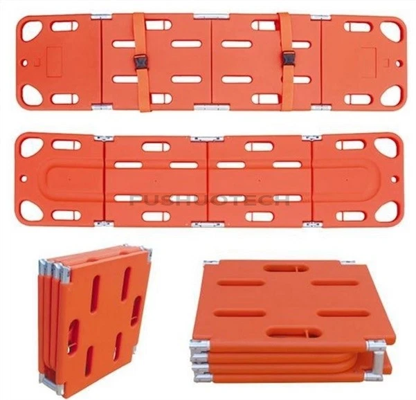 NEW EMERGENCY STRETCHER Backbone Panel 4 Fold Fixed Plate Floating ...