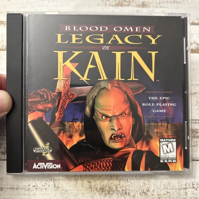 BLOOD OMEN LEGACY of Kain (PC game, 1996) Excellent Vintage VTG Windows ...
