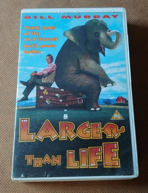 LARGER THAN LIFE | VHS | PAL | Rental | Fox Guild £24.99 - PicClick UK