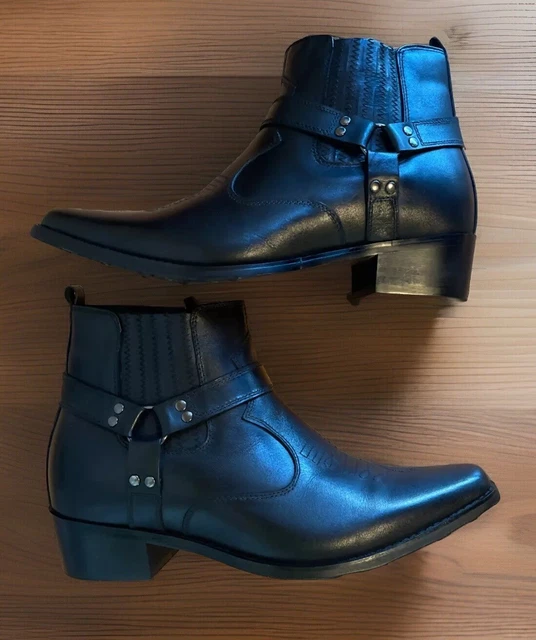 CALTO MEN'S INVISIBLE 3.3" Height Increasing Elevator Western Ranch ...
