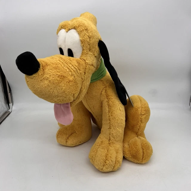 DISNEY STORE PLUTO Dog Plush Stamped Soft Toy Large With Tags £17.99 - PicClick UK