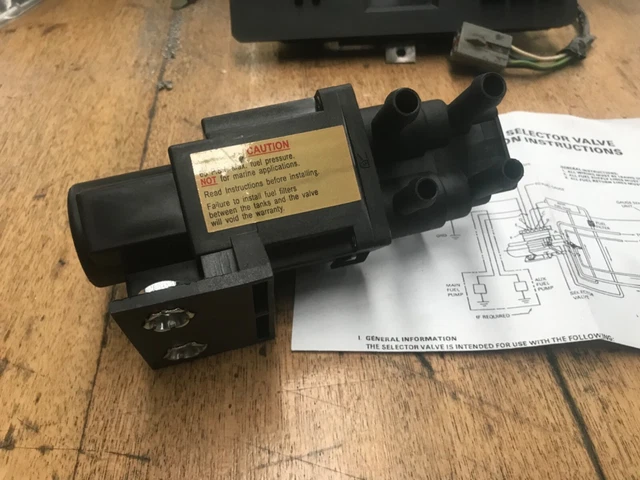 FORD F100 F150 f250 f350 dual tank fuel selector valve $120.00 ...