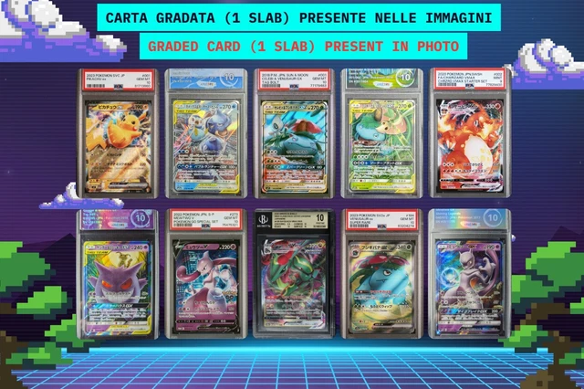 CARTA POKEMON GRADATA 10 PSA, ARKEZON, BGS, CGC (1 Slab) Tag Team Gx ...