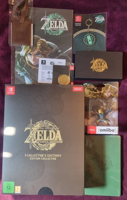 LEGEND OF ZELDA TEARS OF THE KINGDOM COLLECTORS ED. MEDAL, COIN, AMBIO ...