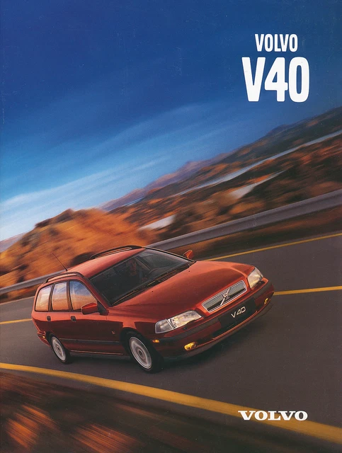 VOLVO V40 V 40 Prospekt 1999 10498-99 D brochure prospectus broschyr ...