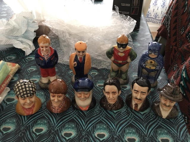 ONLY FOOLS AND Horses Salt And Pepper Figures Del Boy Rodney Batman ...