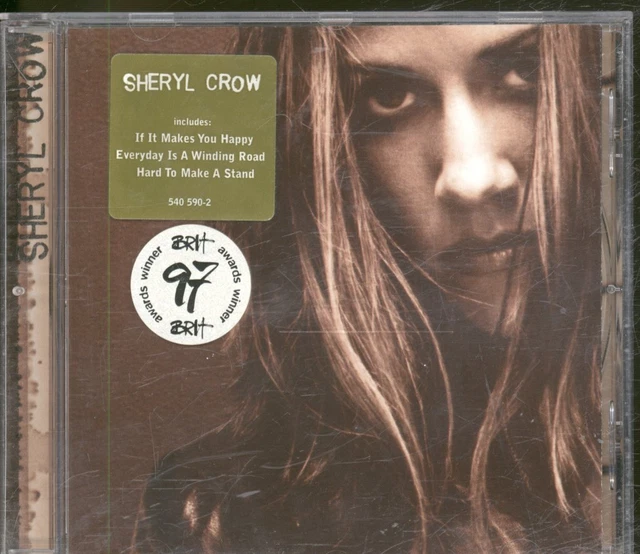 SHERYL CROW SELF-TITLED CD Europe A&m 1996 with info stickers on front ...