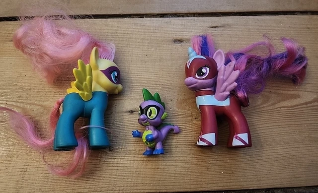 MY LITTLE PONY MLP Power Ponies Twilight Sparkle Fluttershy Spike ...