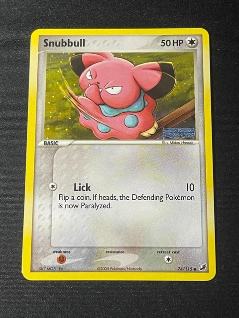 POKEMON CARD - Snubbull - Ex Unseen Forces 74/115 Reverse Holo Common - NM EUR 12,99 - PicClick FR