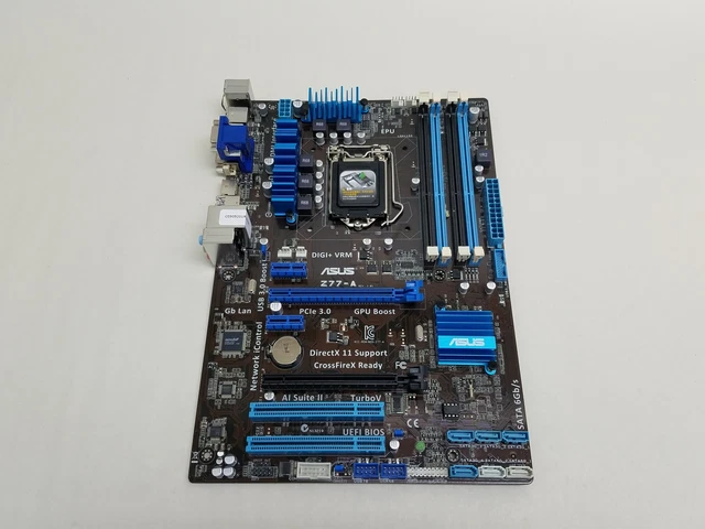 ASUS Z77-A LGA 1155 DDR3 SDRAM Desktop Motherboard £135.97 - PicClick UK